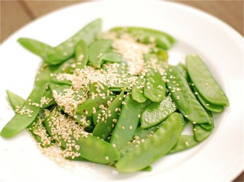 Dinner @6 with American Express: Snow Peas with Sesame Seeds & Last ...
